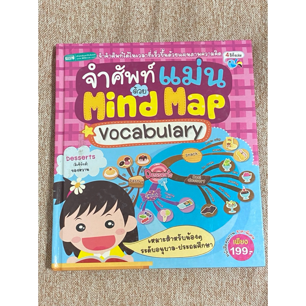 จำศัพท์แม่น ด้วย Mind map Vocabulary ปกแข็ง (A17) | Shopee Thailand
