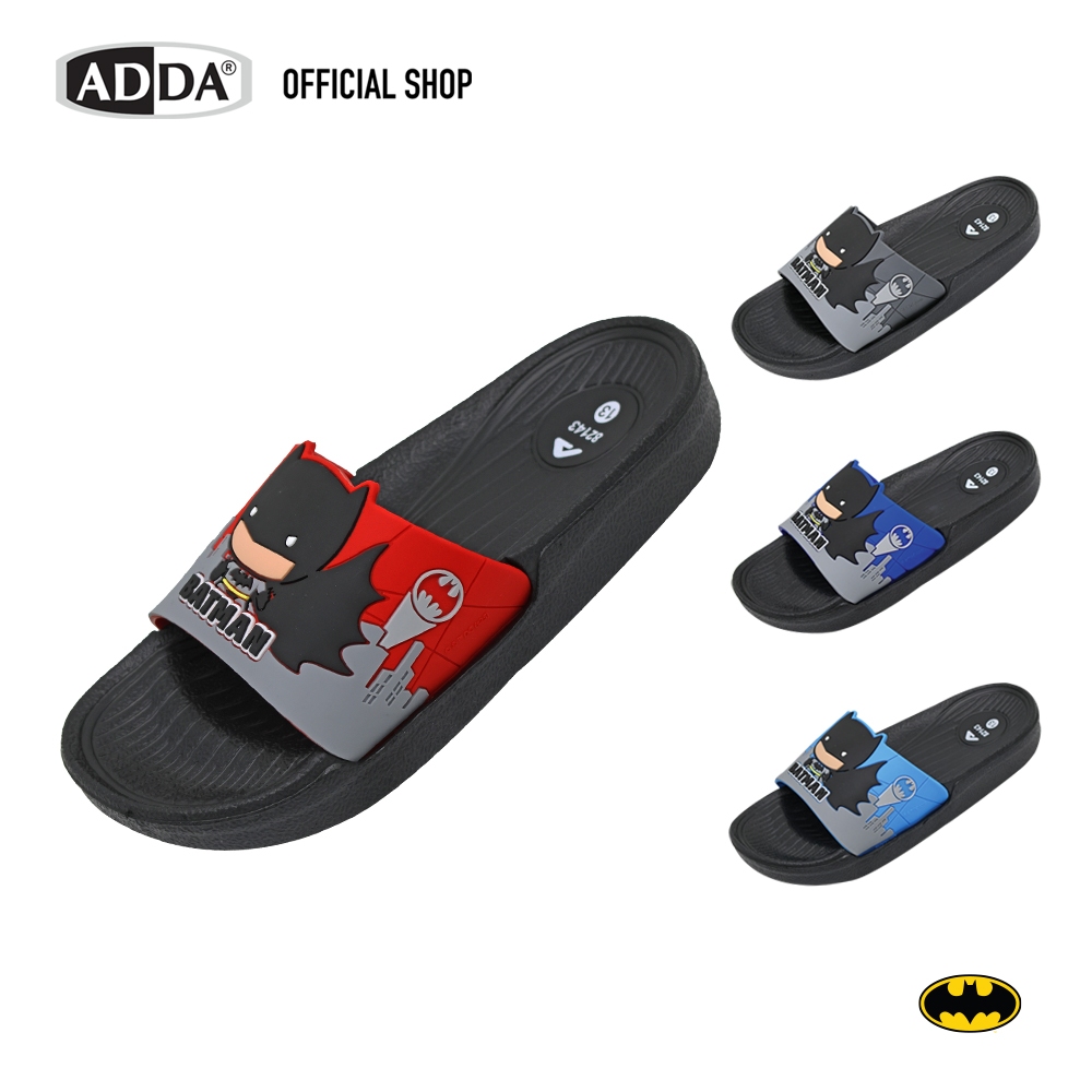 ADDA รองเท้าแตะ รองเท้าลำลอง แบบสวม Batman รุ่น 82143B1 (ไซส์ 11-3 ...