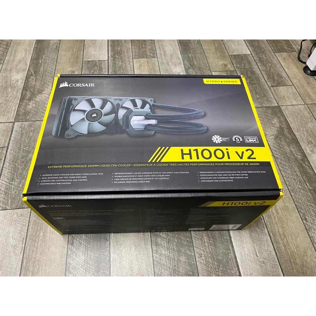 CORSAIR H100i v2 CPU LIQUID COOLER (ระบบระบายความร้อนด้วยน้ำ) มือสอง ...