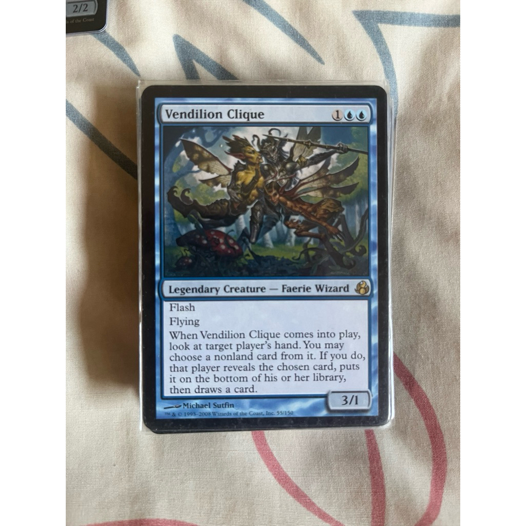 การ์ด MTG Vendilion Clique Blue Magic the Gathering EDH รุ่น ...