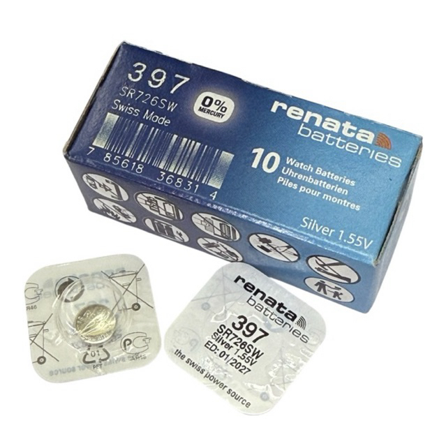Renata 397/SR726SW silver 1.55ล็อตใหม่ ส่งด่วนรับสินค้าภายในวัน1ก้อน ...