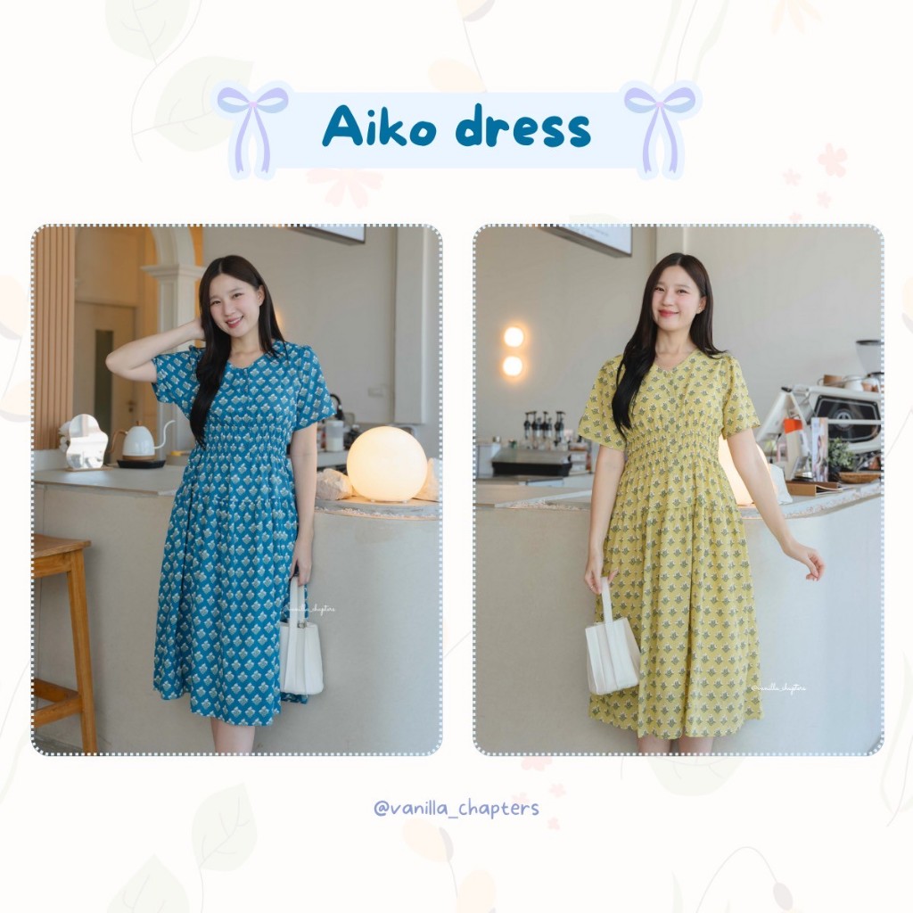 Aiko dress (vanilla_chapters) | Shopee Thailand