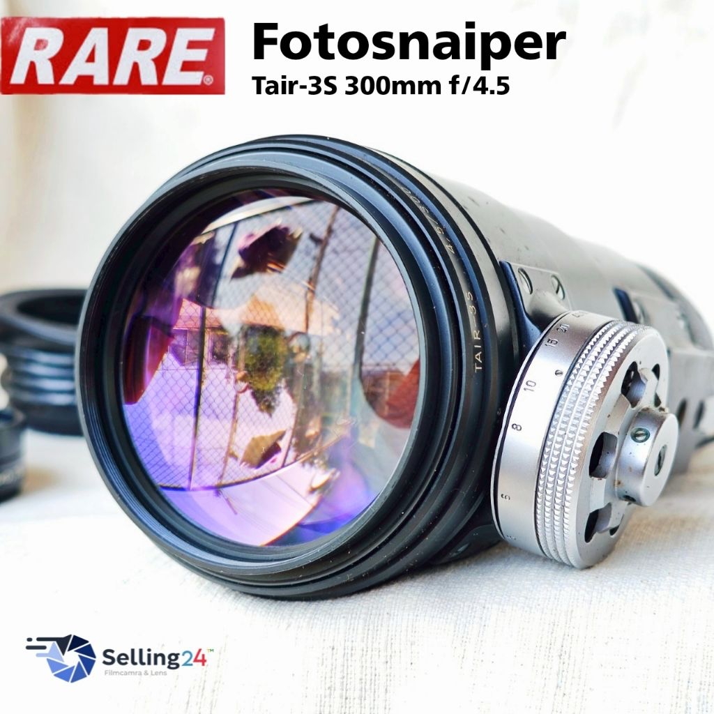 เลนส์ Soviet lens TAIR - 3S 300mm F4.5 Telephoto lens Mount M 42For ...