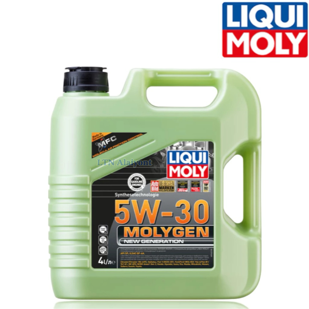 🌈 ของแท้ ️ Liqui Moly 5w-30 MolyGen 4 L สำหรับเครื่องยนต์เบนซิน ...