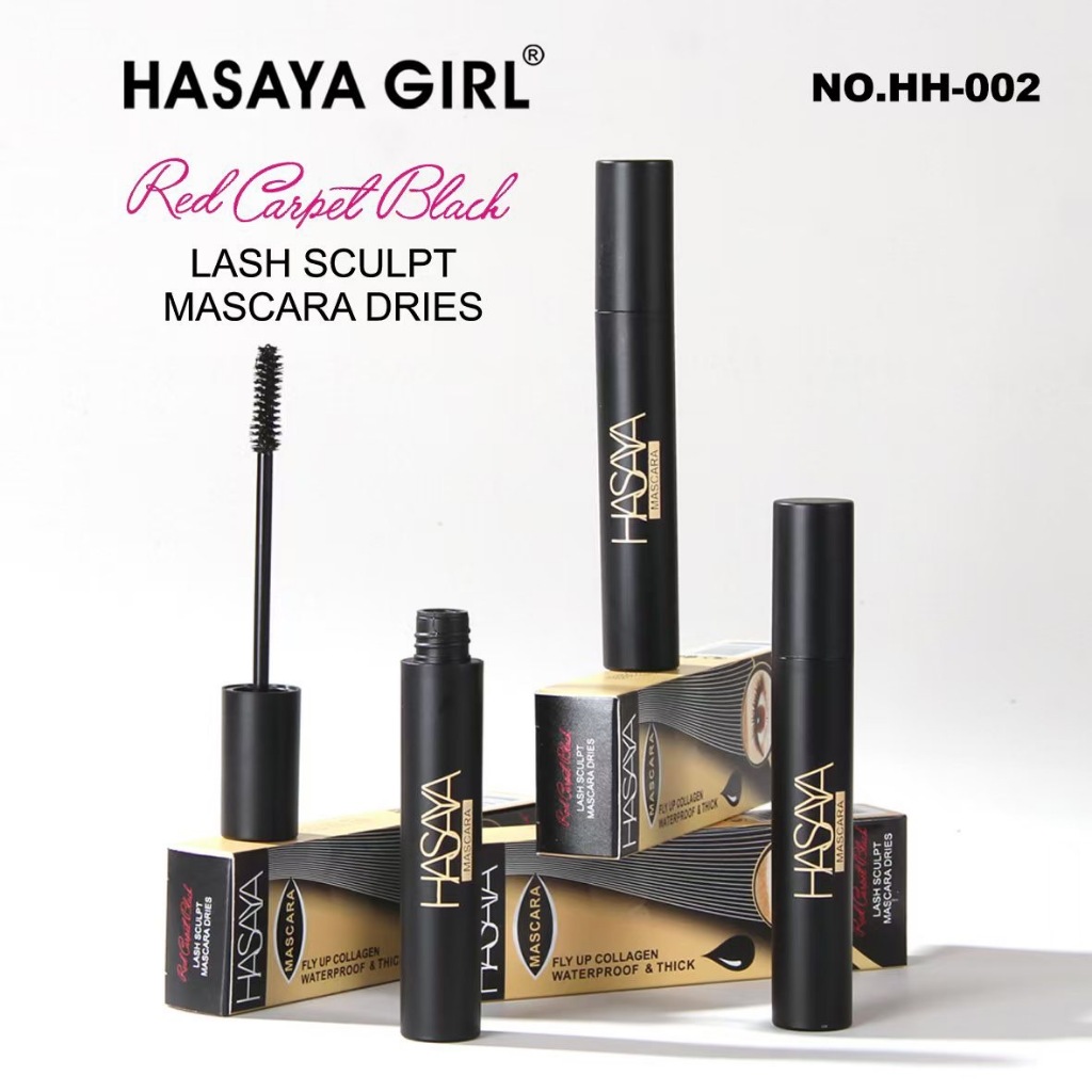 HASAYA GIRL Red Carpet Black Mascara มาสคาร่ากันน้ำ ขนตาหนาฟู ดวงตาดู ...
