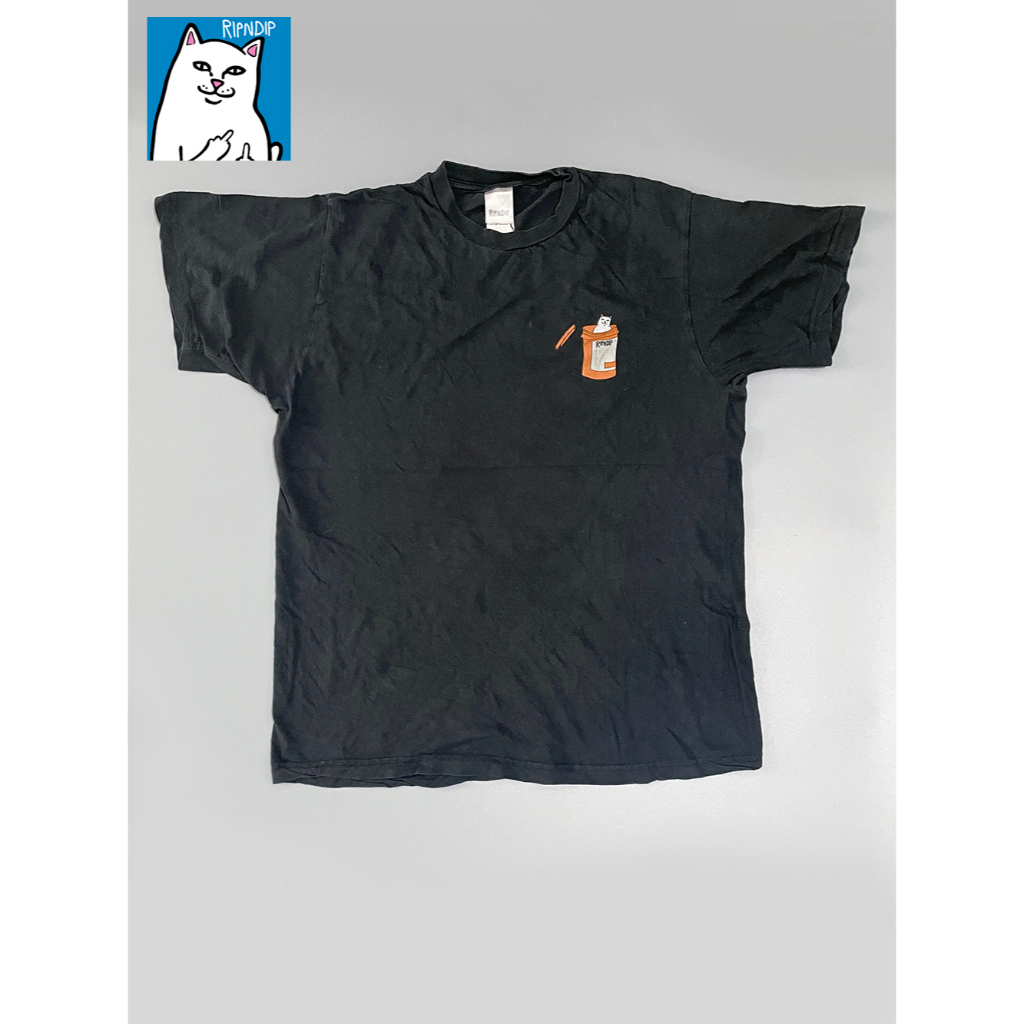 RipNDip เสื้อยืดลาย Nermal Pills size: M (มือ2) ของแท้ | Shopee Thailand