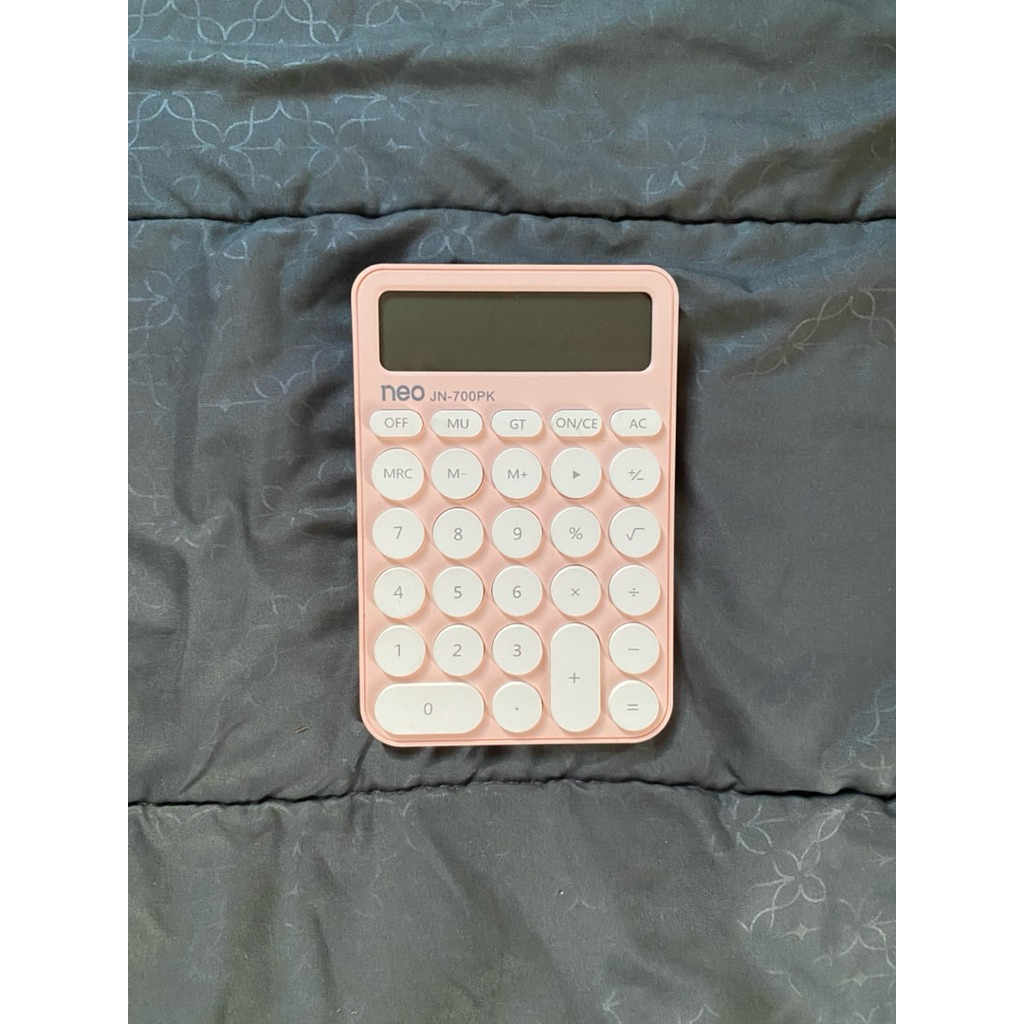 มือสอง NEO เครื่องคิดเลข 12 หลัก รุ่น JN-700 สีชมพู | Shopee Thailand