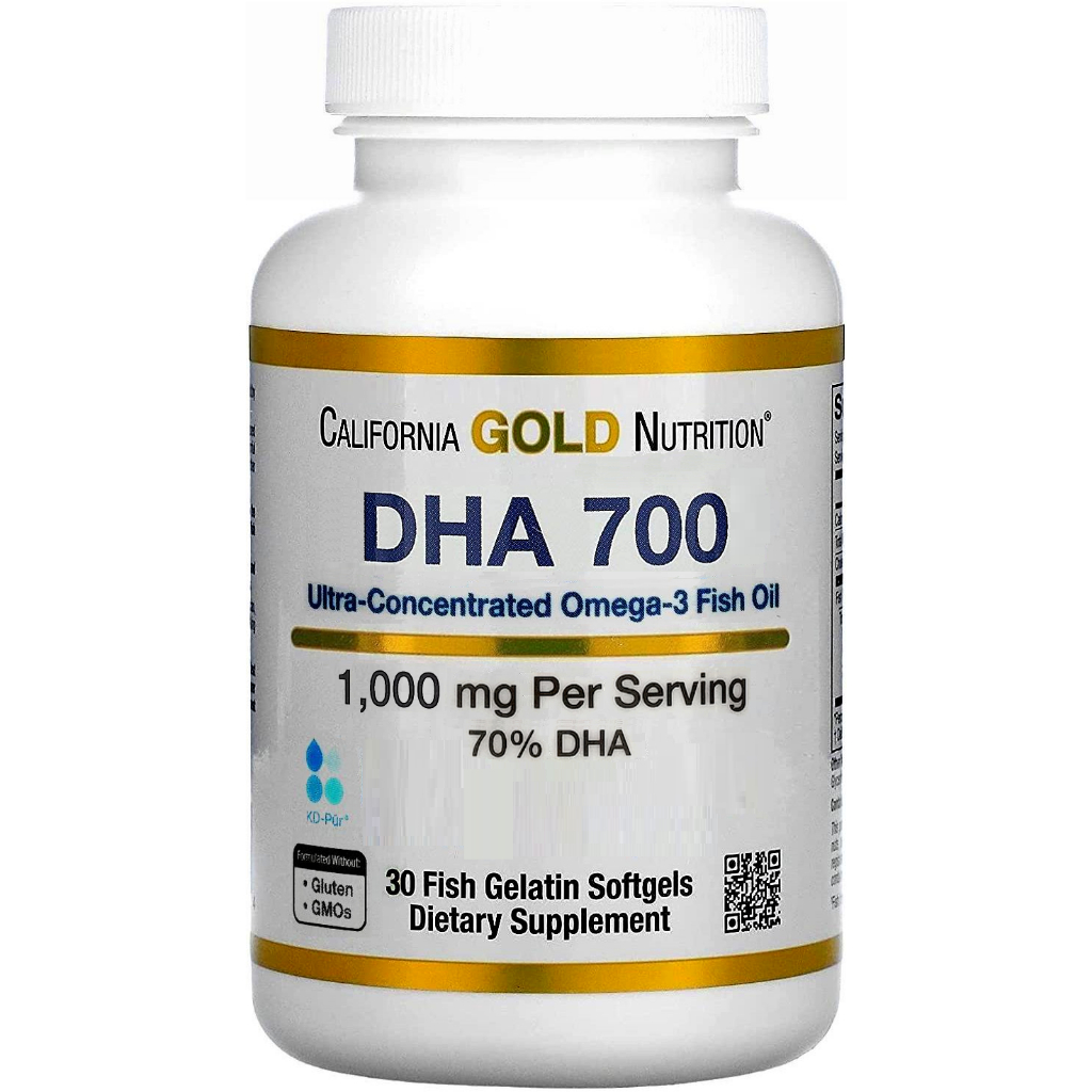 California Gold Nutrition®, DHA 700, Ultra-Concentrated Omega-3 Fish ...