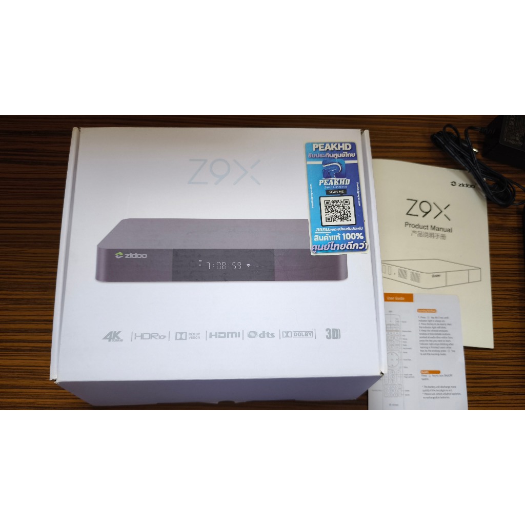 เครื่องเล่น HD Player Zidoo Z9X Android Media Player 4K HDR10+ Dolby Vision รองรับ DTS:X Atmos ...
