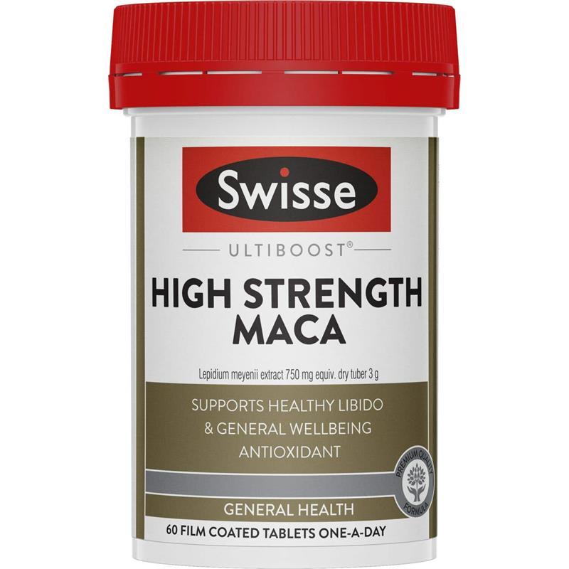 Swisse Ultiboost High Strength Maca 60pcs ความแข็งแรงสูง มาเก๊า ...