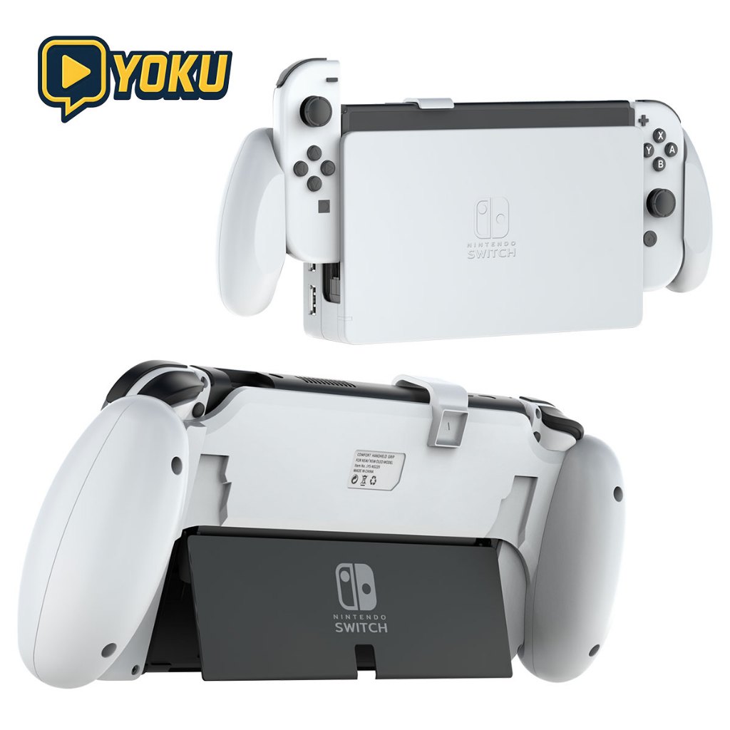 เคส Nintendo Switch OLED Grip Case ถือเล่นไม่เมื่อยมือ เสียบ Dock ได้ อุปกรณ์เสริมเกม | Shopee ...