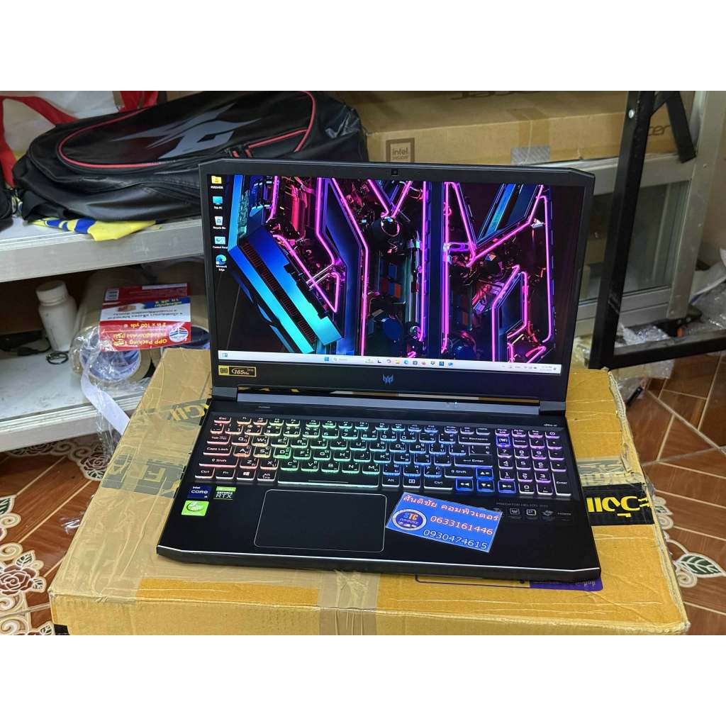 #ตัวแร็ง #I9 #RAM32 & #GEN11 #RTX3060 ACER PREDATOR HELIOS 300 | Shopee ...