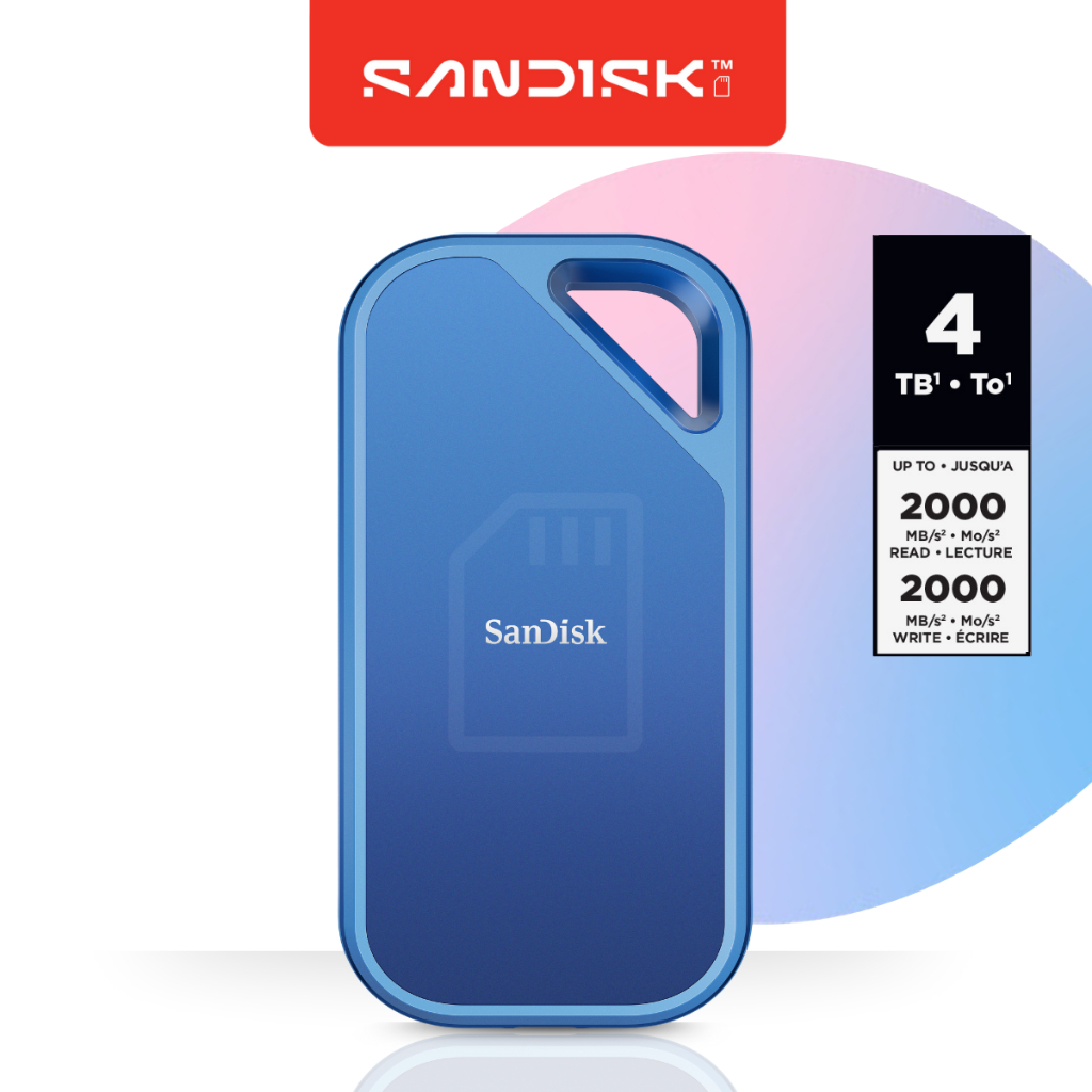 SanDisk Creator Pro Portable SSD - 4TB Speed Up to R 2000Mb/s , W ...