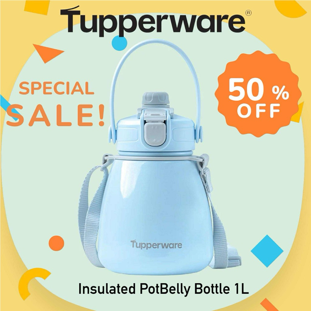 Tupperware รุ่น เหยือกน้ำ ร้อน-เย็น Insulated PotBelly Bottle | 1pc ...