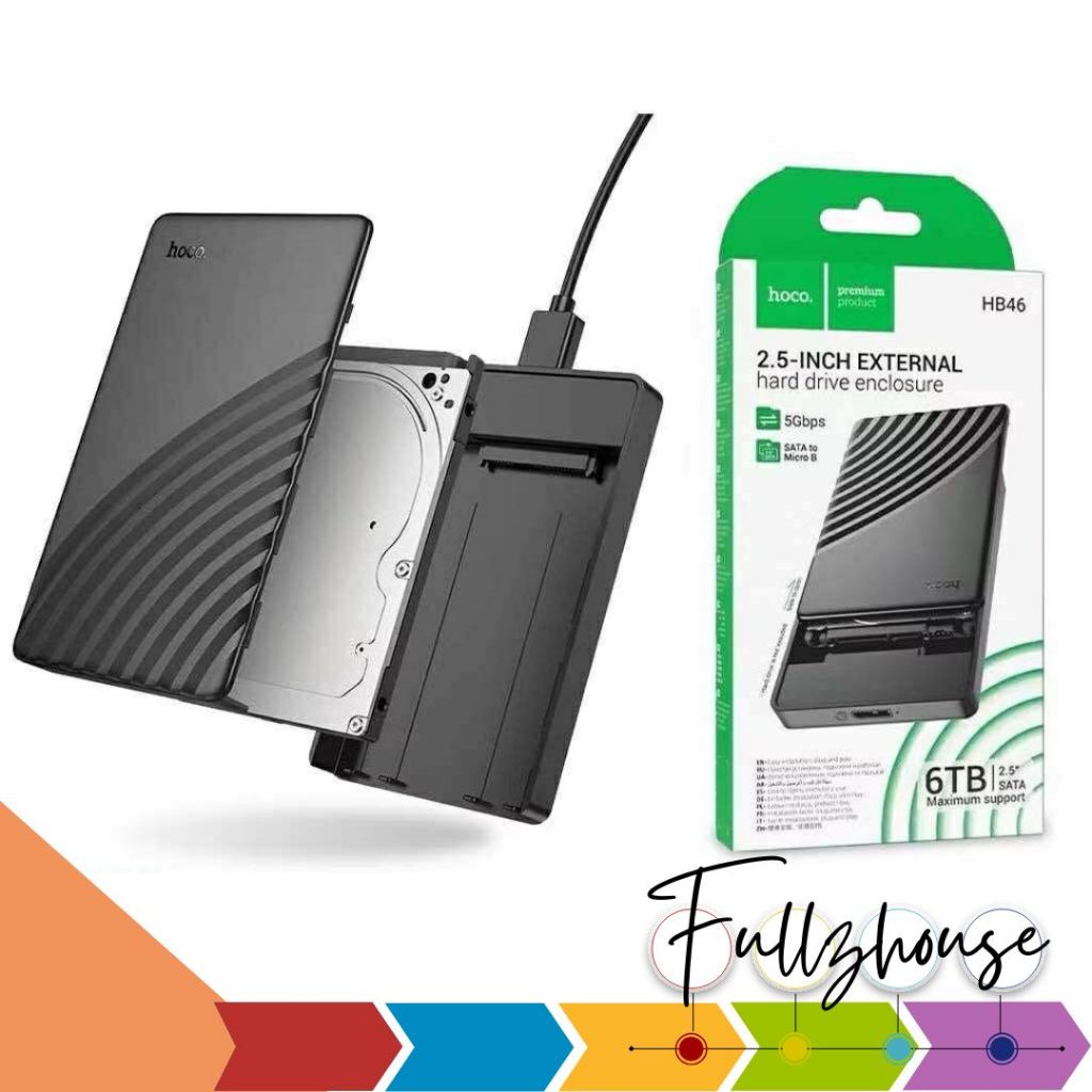 จัดส่งด่วน Hoco HB46 กล่องใส่ฮาร์ดดิส USB3.0 2.5 นิ้ว External Hard ...