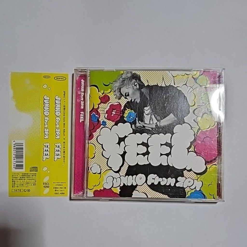 JUNHO 2PM Feel [w/ DVD, Limited Edition Type B] แกะแล้ว สภาพดี ไม่มีการ์ด | Shopee Thailand