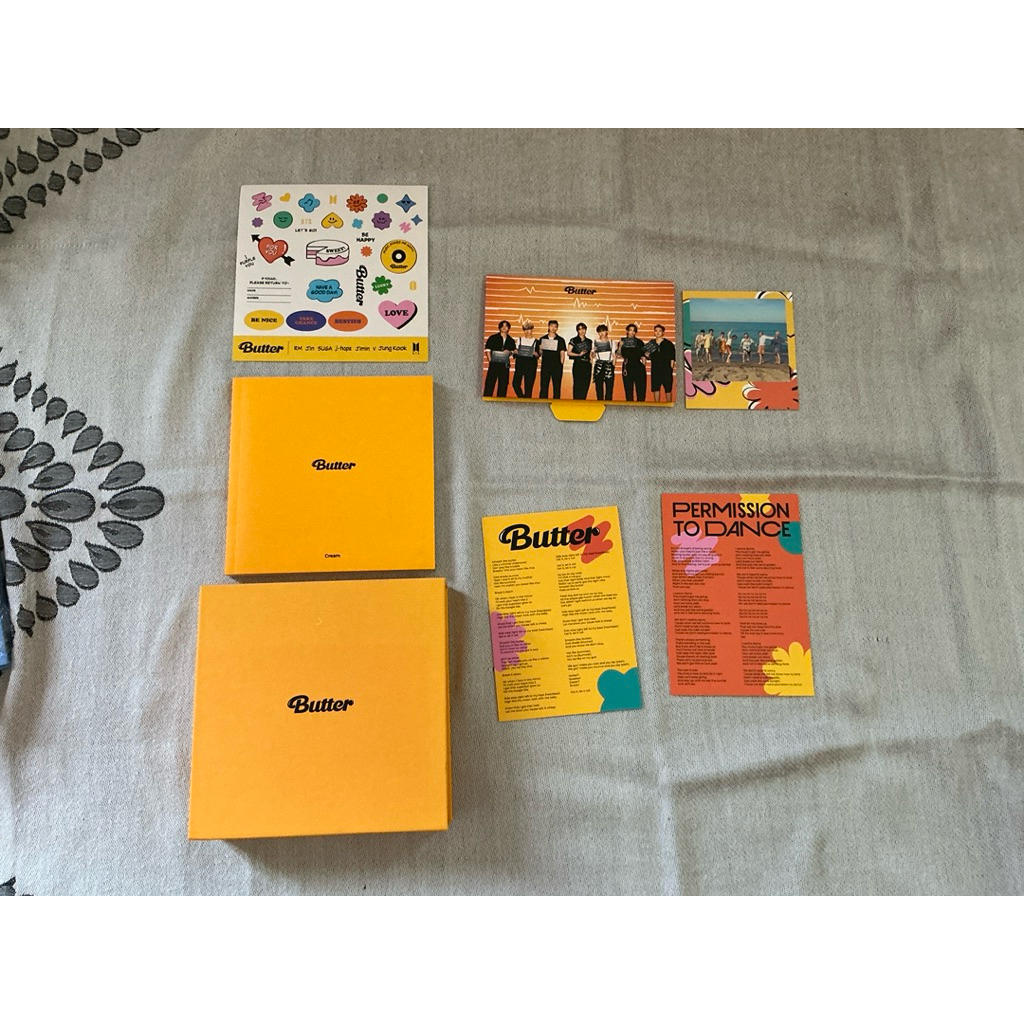 [ของแท้/พร้อมส่ง] BTS BUTTER VER. CREAM อัลบั้มเปล่า | Shopee Thailand