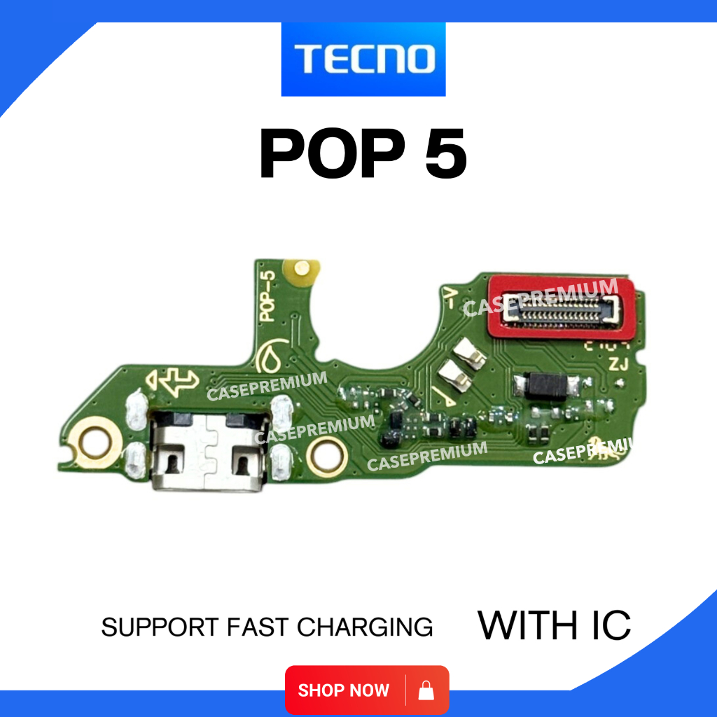 Tecno ชุดบอร์ดชาร์จ ก้นชาร์จ Tecno Pop5 ตูดชาร์จ Pop 5 พร้อมส่งครับ ...