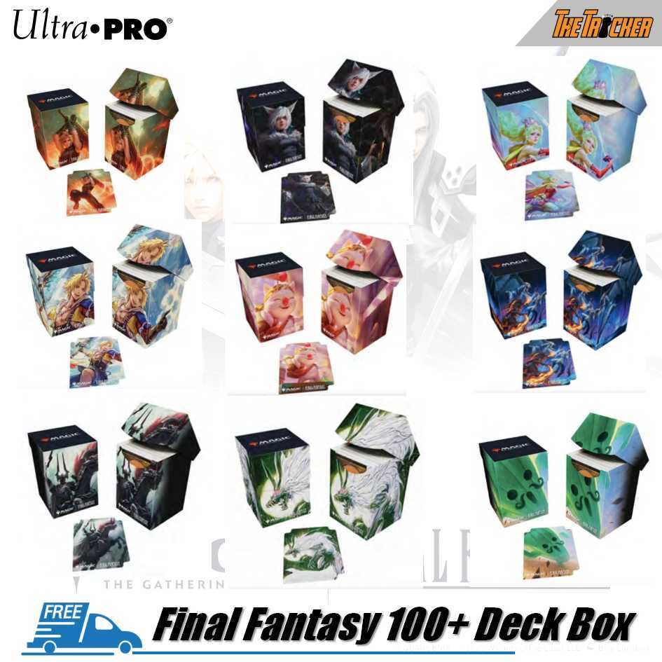 Ultra Pro Deck Box 100+ MAGIC: THE GATHERING®—FINAL FANTASY™ Accessories | Shopee Thailand