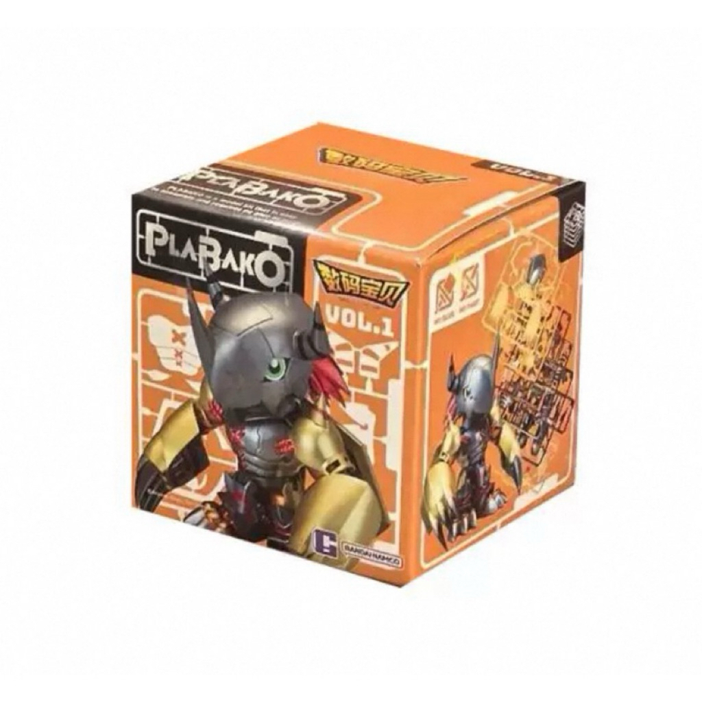 (เลือกตัว)กล่องสุ่มโมเดลดิจิม่อน Plabako Digimon Mystery Box Vol.1 ...