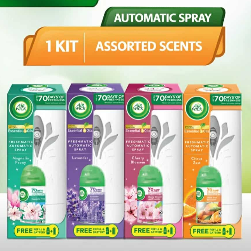 Air Wick Freshmatic Auto Spray 3in1 สเปรย์ปรับอากาศอัตโนมัติ (เครื่อง ...