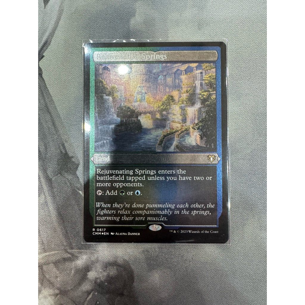 MTG Commander Masters Variants Foil: Rejuvenating Springs (Foil Etched ...