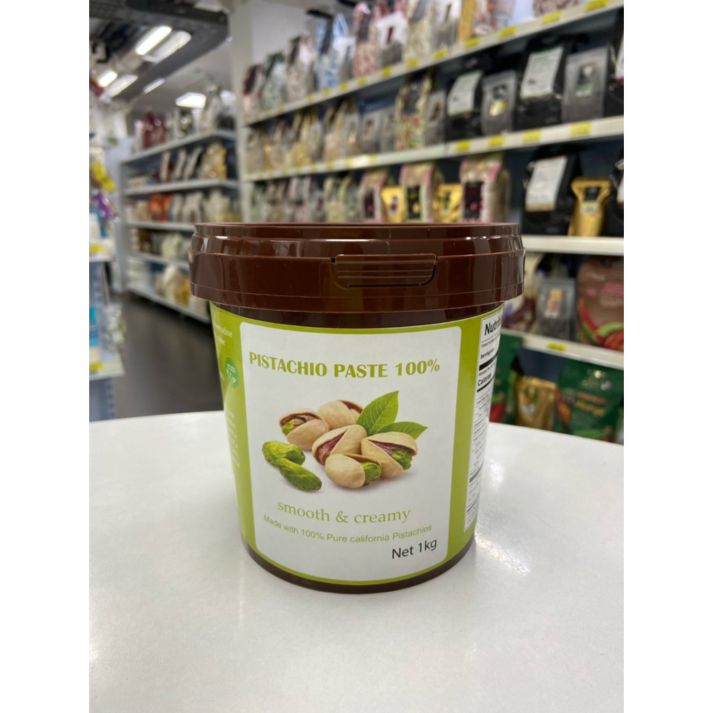 Pistachio Paste 100% (แบบสุก) 5kg for Ice cream Spread,macaroon Toast ...