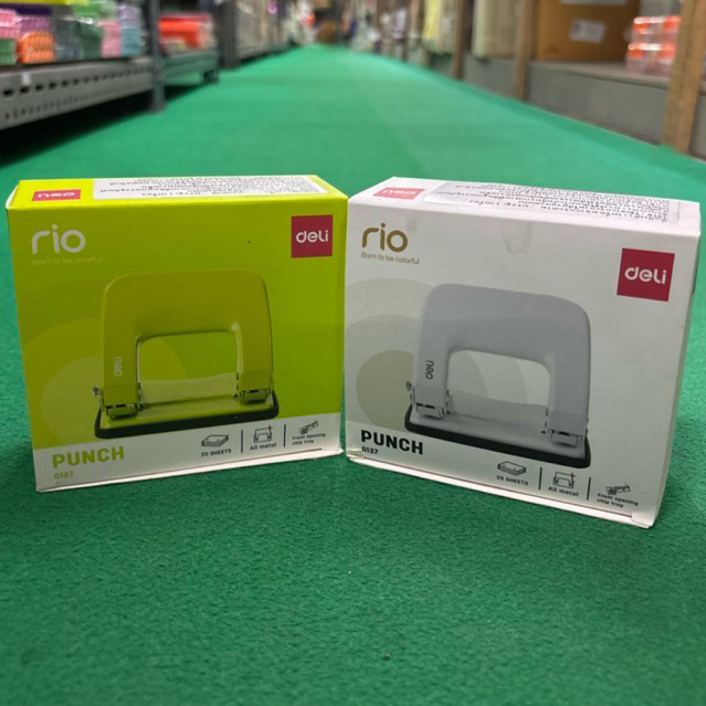 เครื่องเจาะกระดาษ 2 รู Deli No.0137 บรรจุ : 1 ตัว | Shopee Thailand