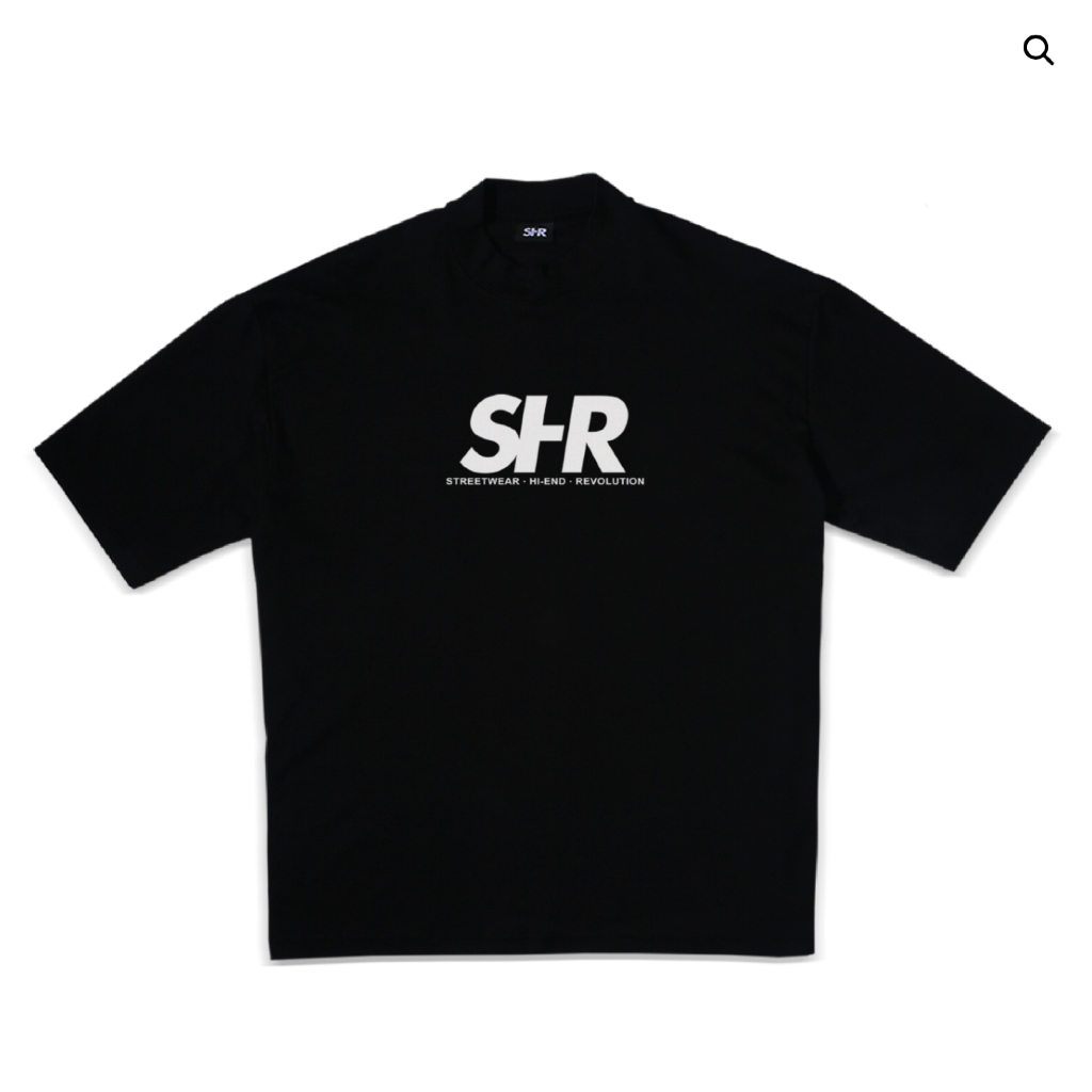 SHR LOGO FIRST LOOK OVERSIZED T-SHIRT BLACK | Shopee Thailand