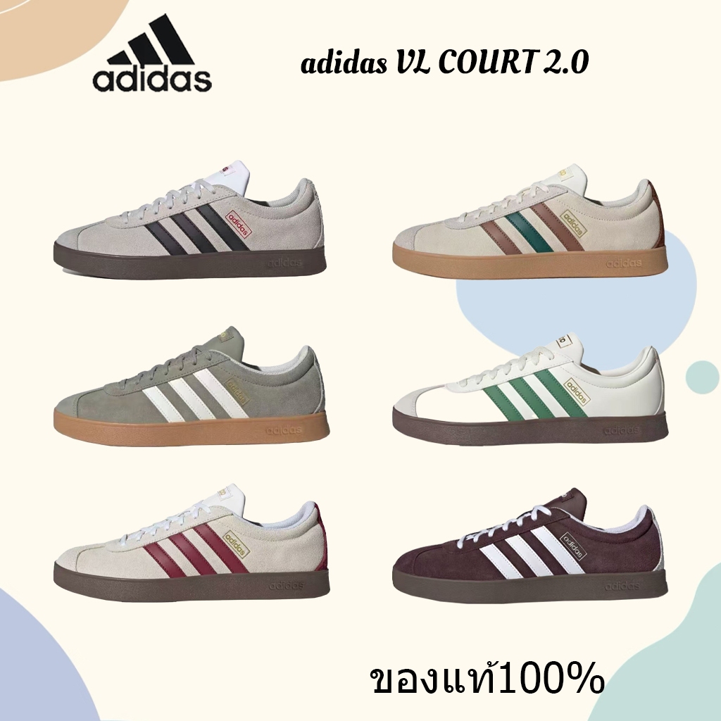 ของแท้ 100% adidas VL COURT 2.0 JS3003/JH5078/JR8310/JR8319/JH5061 ...