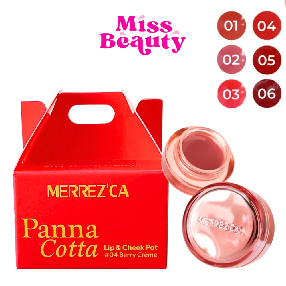 Merrezca Panna Cotta Lip & Cheek Pot เมอร์เรซกา พานา คอตต้า ลิป แอนด์ ...