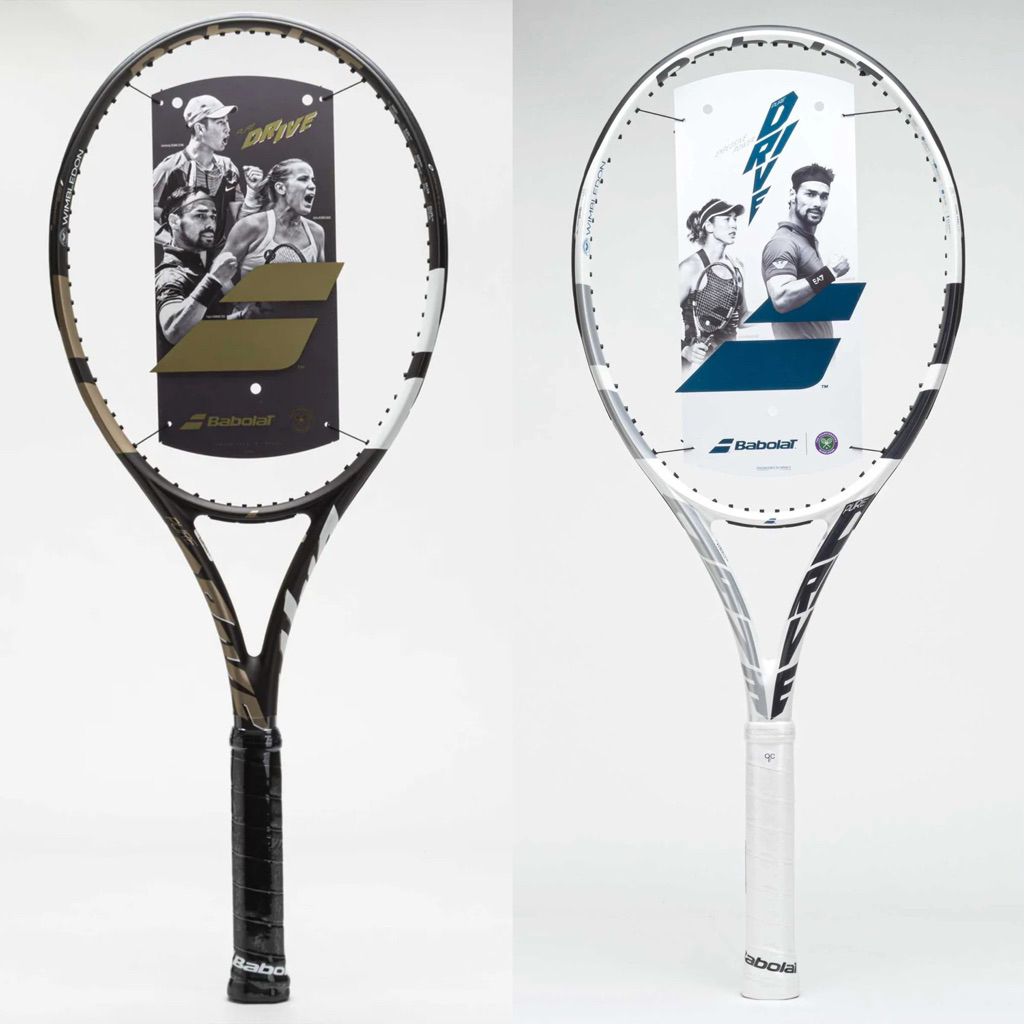 ไม้เทนนิส Babolat Pure Drive Wimbledon 300กรัม Tennis racket ของแท้ ส่ง ...