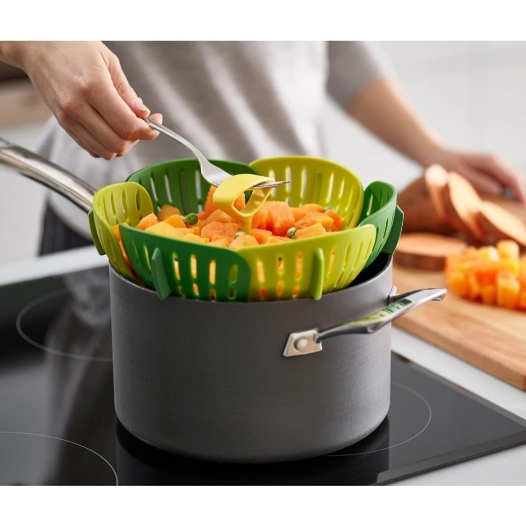 Joseph Joseph Bloom Folding Steamer Basket (Green) – อุปกรณ์สำหรับนึ่ง ...