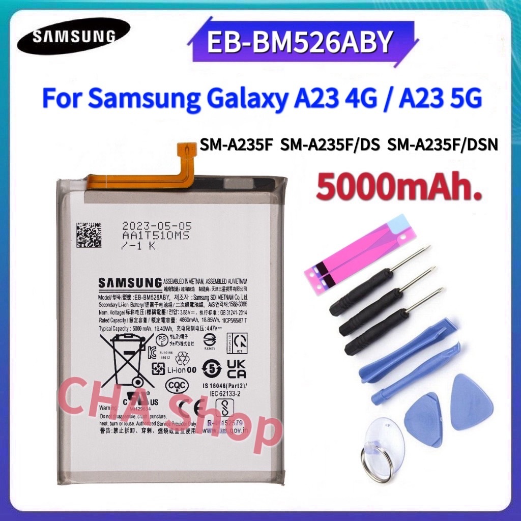 แบตเตอรี่ แท้ Samsung A23 4G A23 5G / SM-A235F / SM-A235F/DS Samsung ...