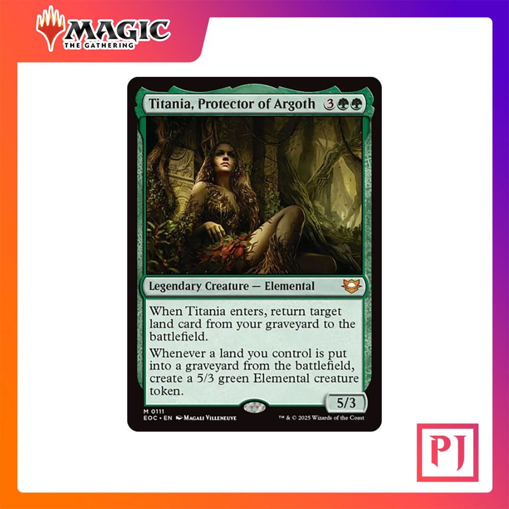 [MTG] Titania, Protector of Argoth [EOC] [GREEN] [MYTHIC] [NORMAL] [ENG ...