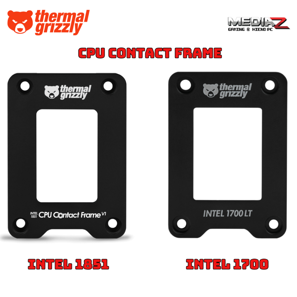 THERMAL GRIZZLY CPU CONTACT FRAME INTEL 1700 1851 V1 [CONTACT FRAME ...