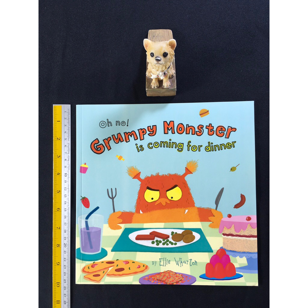 oh no Grumpy Monster is coming for dinner By Ellie Wharton หนังสือภาษา ...