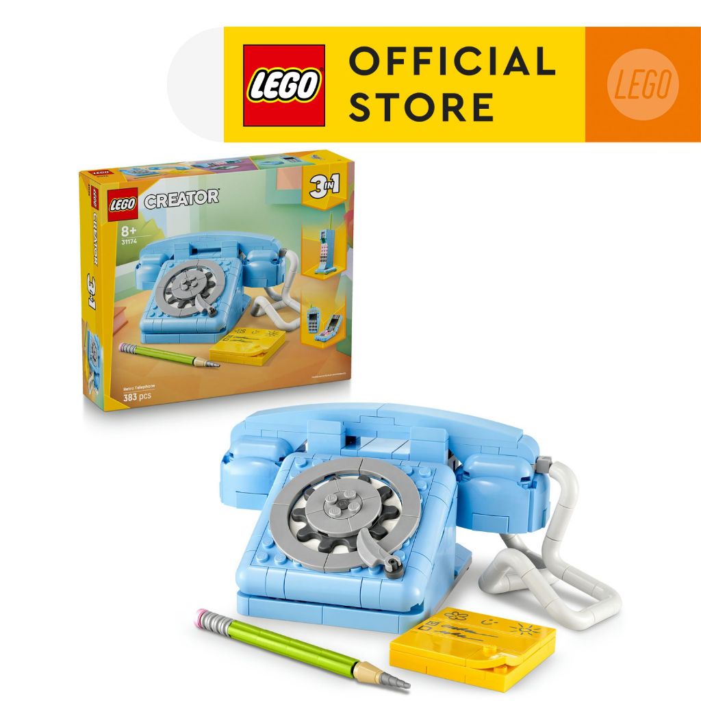 LEGO Creator 3in1 31174 Retro Telephone (383 Pieces) | Shopee Thailand