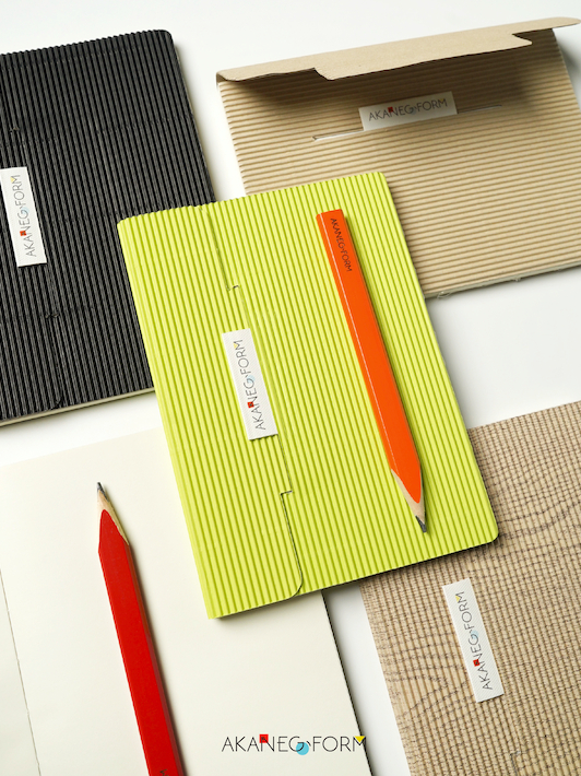 สมุดโน๊ต A5 ปกลอนลูกฟูก Akaneg Form Sketch Book | Shopee Thailand