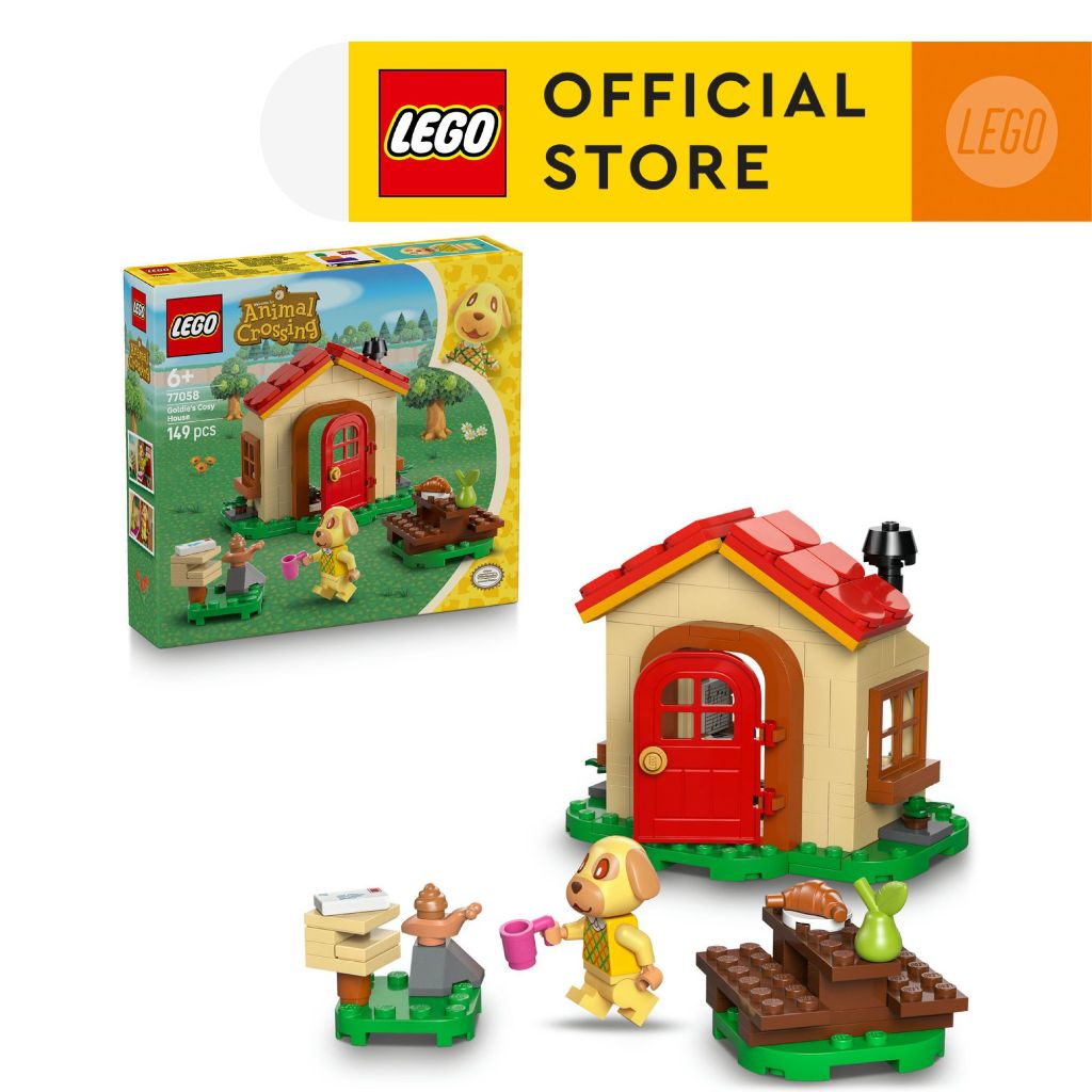 LEGO Animal Crossing 77058 Goldie's Cosy House (149 Pieces) | Shopee ...