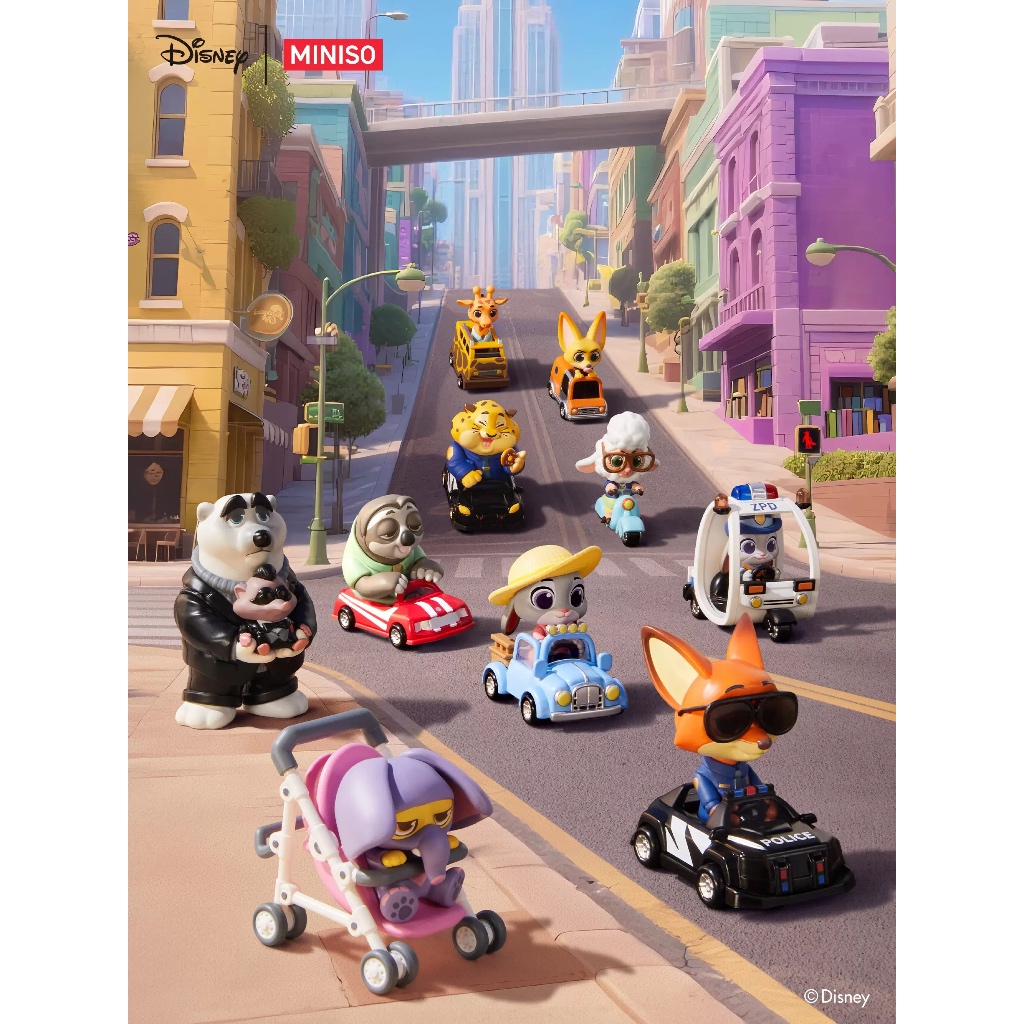 [Pre-Order] Disney Zootopia Car series ลิขสิทธิ์แท้ 🚗 MINISO ของสะสม ...