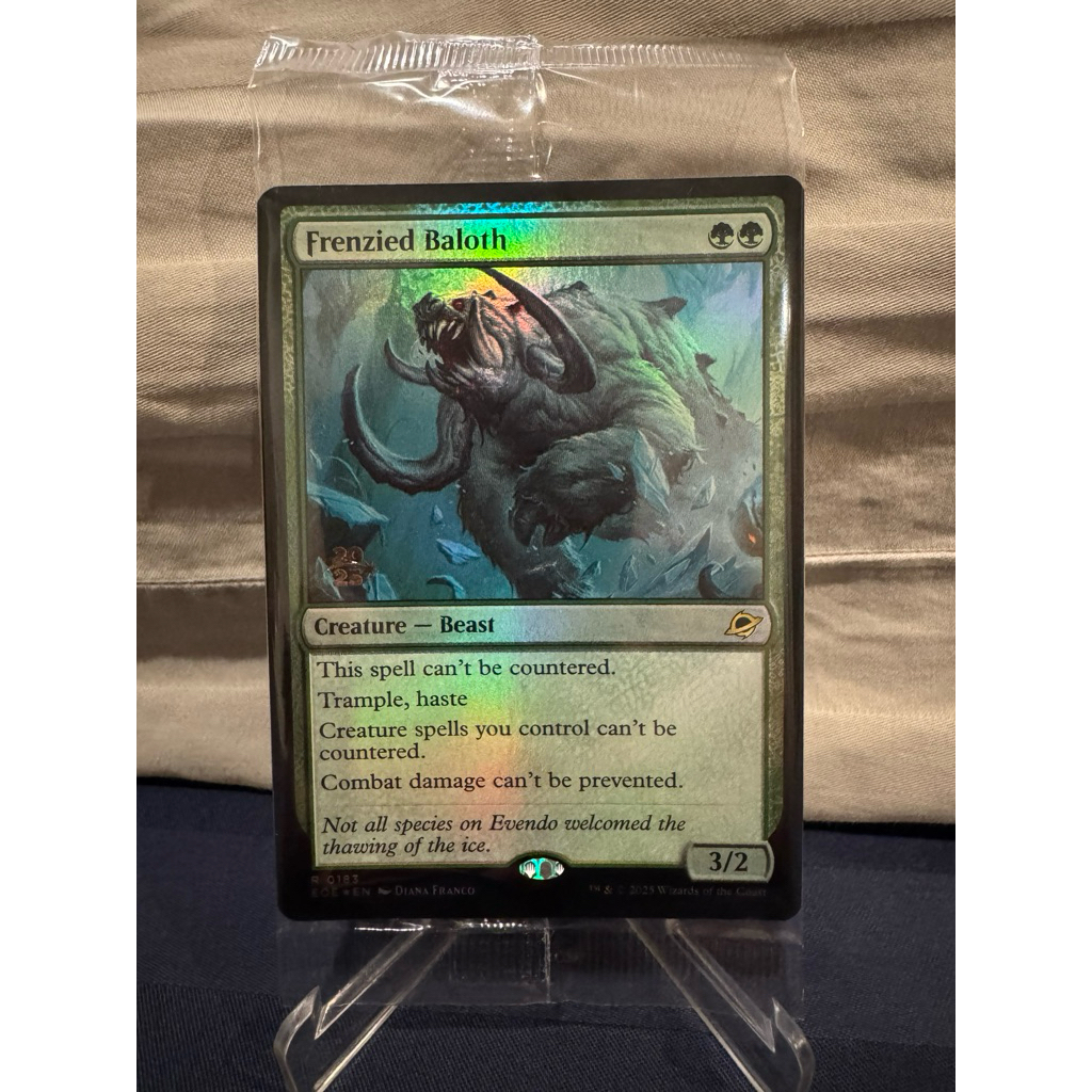 MTG Promotional: Frenzied Baloth (Prerelease Foil) | Shopee Thailand