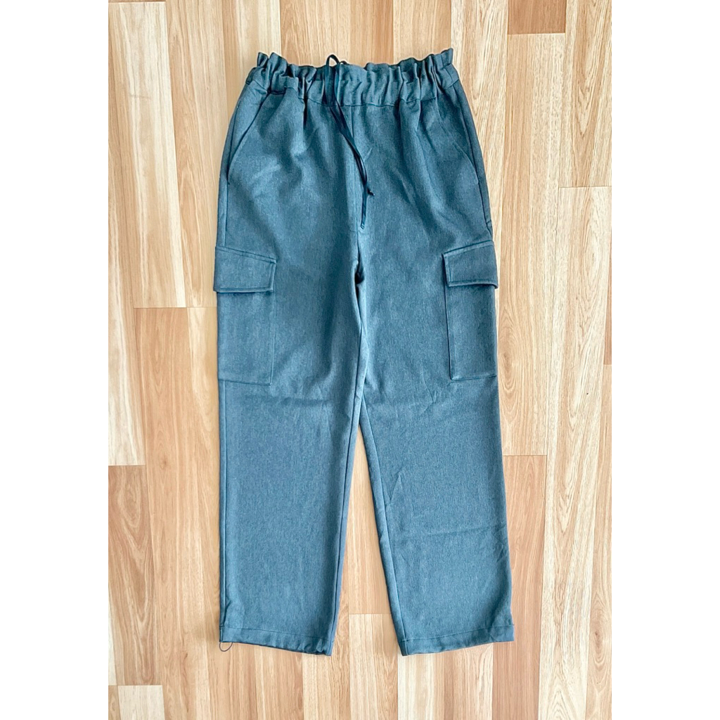 lepsim cargo pant เขียวอมฟ้า | Shopee Thailand