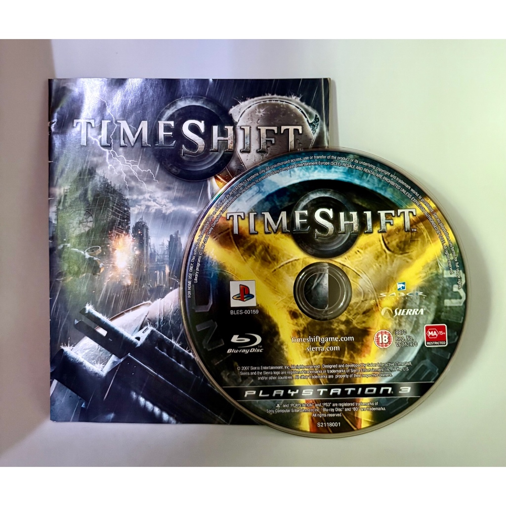 PS3 Timeshift เกม มือสอง ใช้แล้ว ไม่มีกล่อง | Shopee Thailand