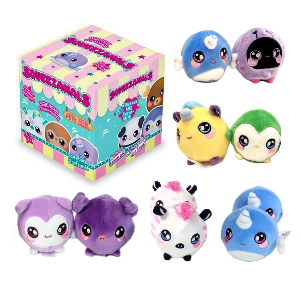 Squeezamals กล่องสุ่มตุ๊กตา สกุชชี่ มีกลิ่นหอม ของแท้ 100% | Shopee ...