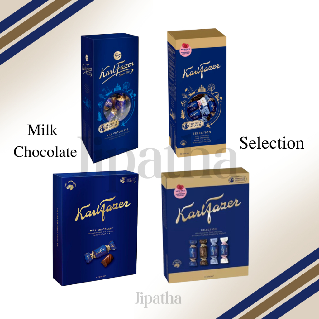 ลูกอมช็อกโกแลต Karl fazer box ขนาด 295g/420g สินค้าจากฟินแลนด์ | Shopee ...