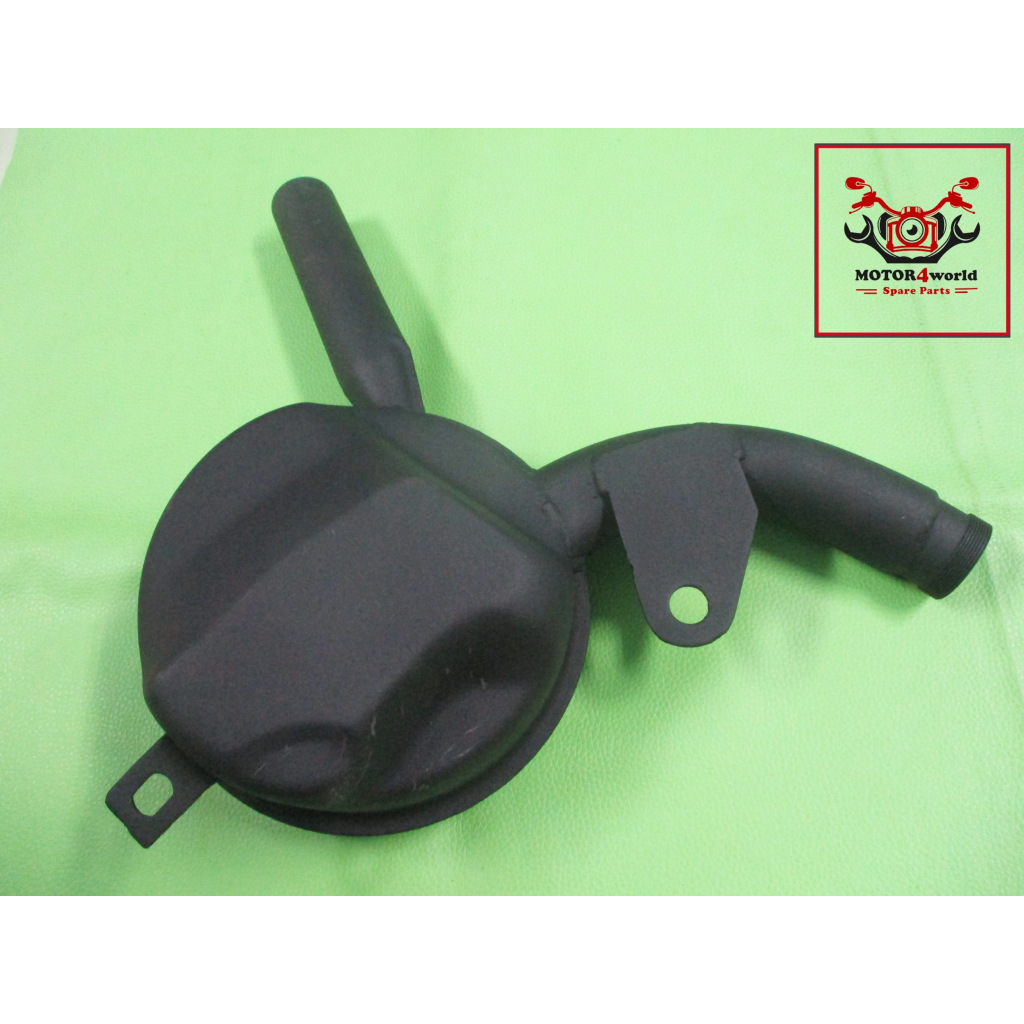 EXHAUST MUFFLER & DIFFUSER "BLACK" NOS. Fit For YAMAHA CHAPPY LB50 LB80 ...