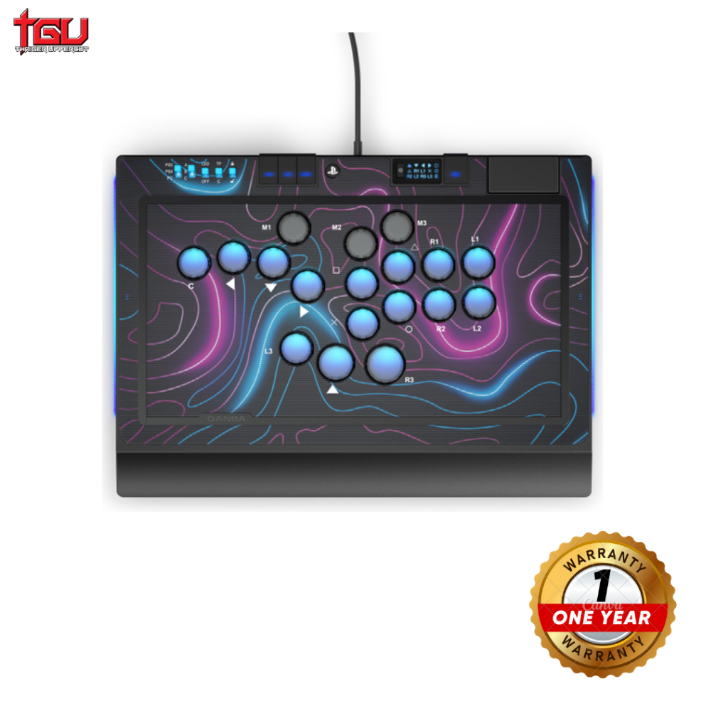 จอย Qanba รุ่น Sapphire - Arcade Controller (Leverless) ใช้กับ PC/PS5 ...