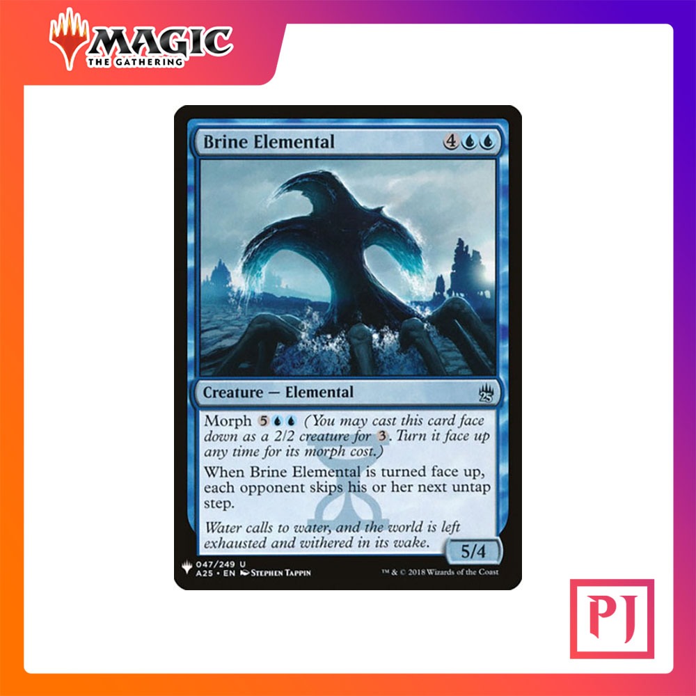 [MTG] Brine Elemental [MB1] [BLUE] [UNCOM] [NORMAL] [ENG] (การ์ดเมจิค ...