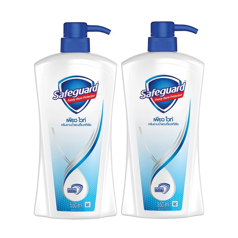 SAFEGUARD Safeguard Body Wash Pure White 450ml. เซฟการ์ด บอดี้ วอช เพ ...